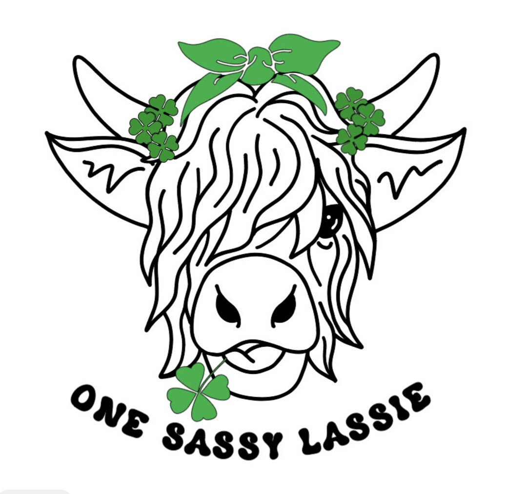 One Sassy Lassie Png Svg Etsy