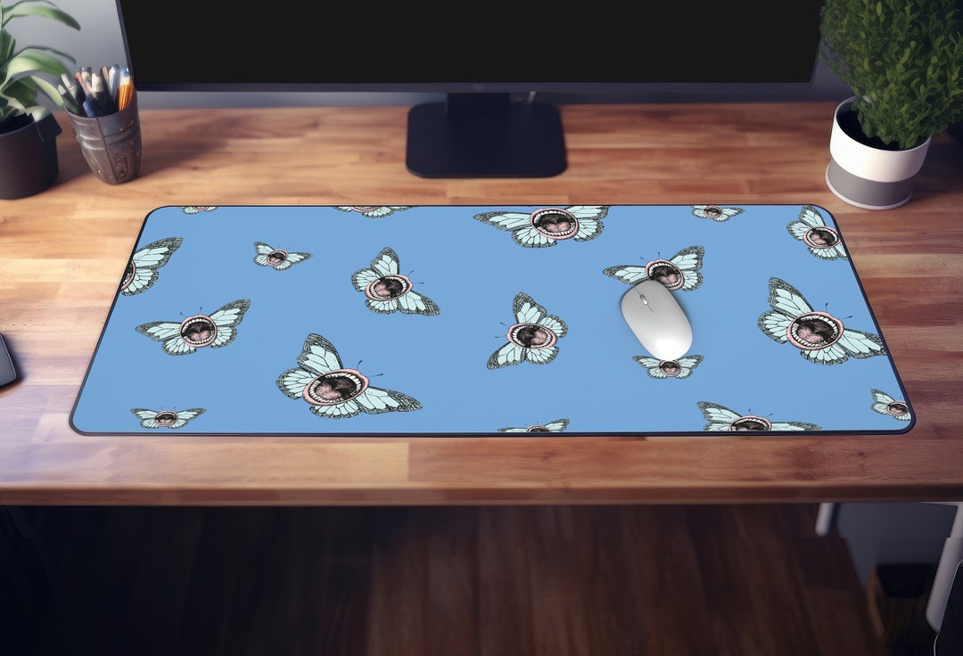 Weirdcore Desk Mat, Weird Stuff Deskmat, Clowncore, Teeth Collector ...