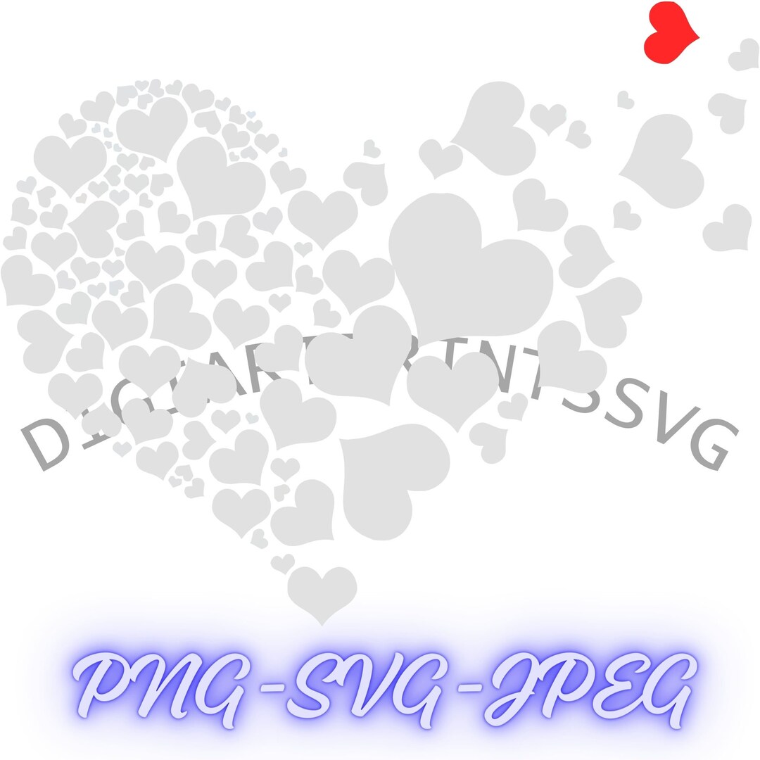 Hand drawn heart svg