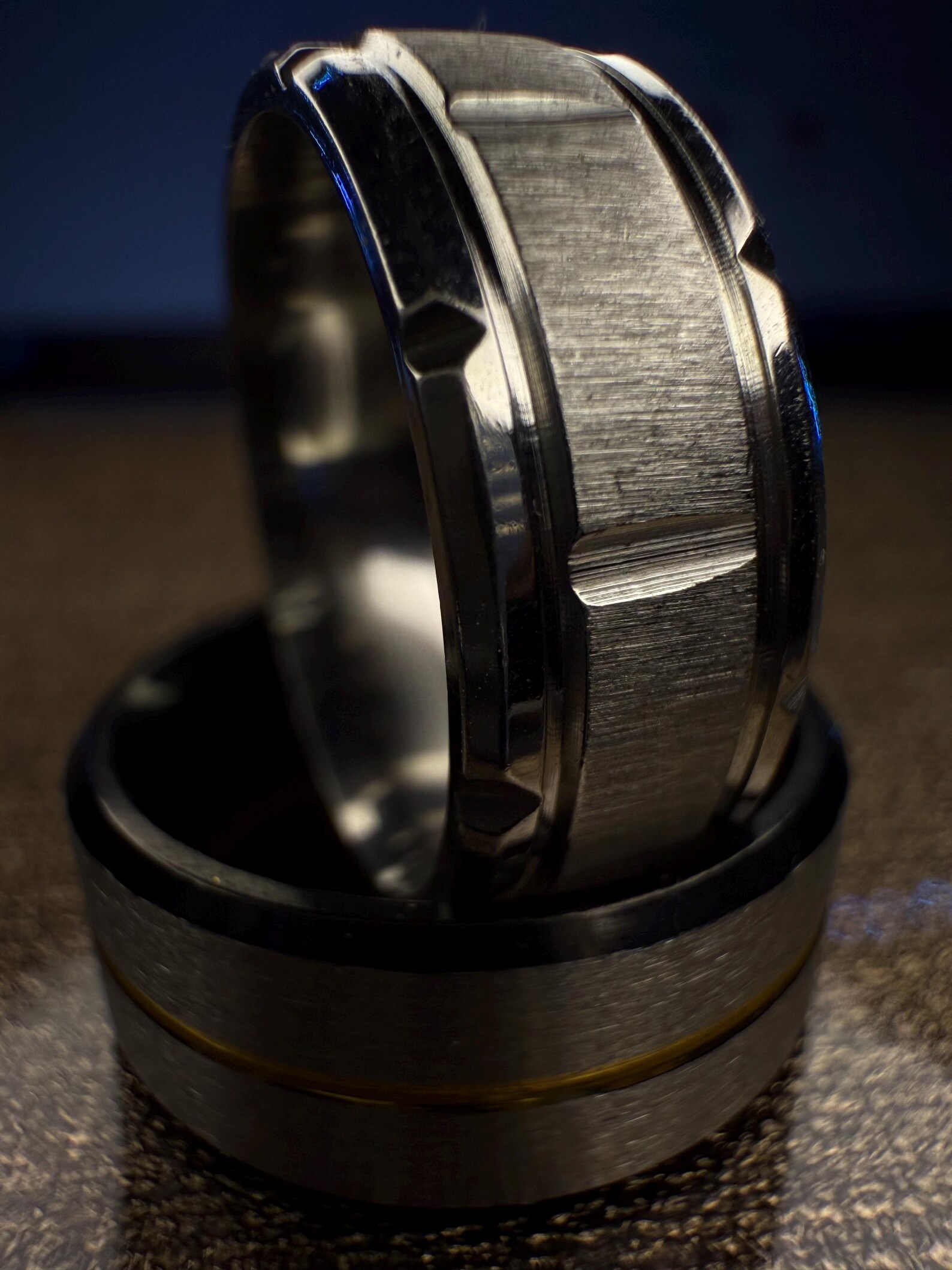 Gray Tungsten Ring, Mens Rings - Etsy
