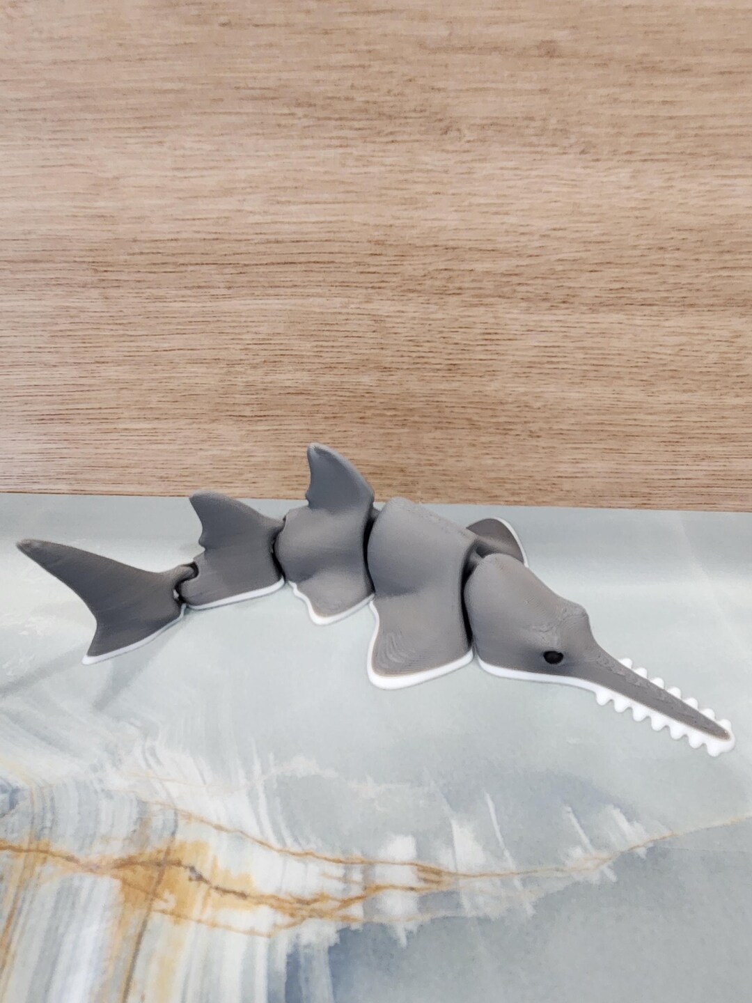 3D Printed Sawfish, Fidget Fish,3d Printed Fish, Sawfish, Fidget Toy ...