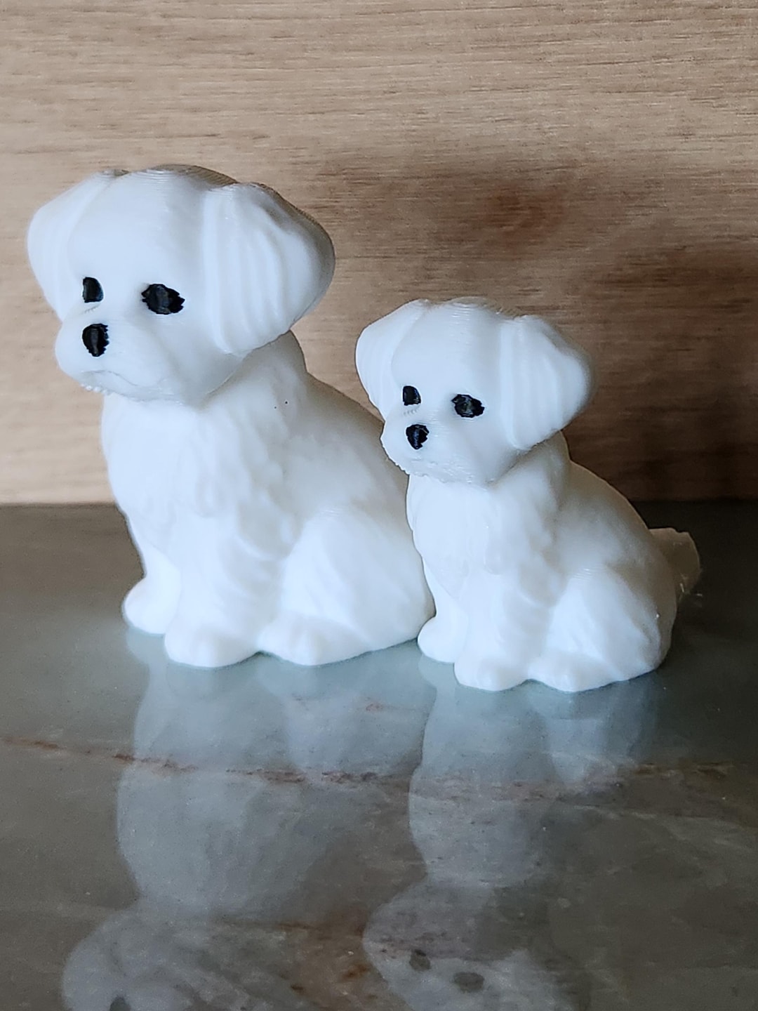 3D Printed Maltese Dog Figurine: Adorable Desk Decor - Etsy