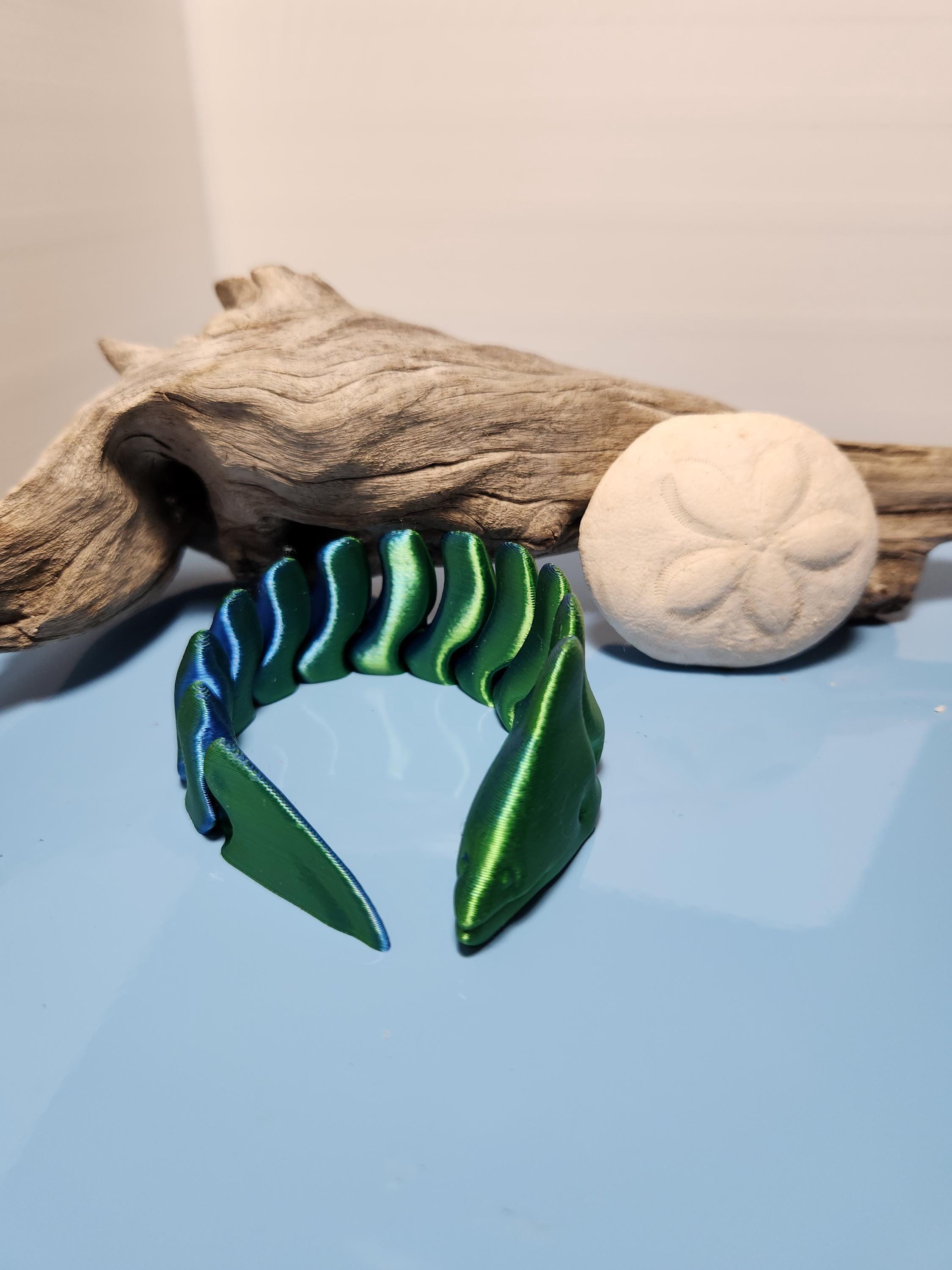 3D Printed Eel, Fidget Fish,3d Printed Fish, Eel Fish, Fidget Toy Adult, Fidget Toy for Desk ...