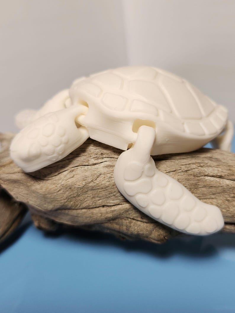 3D Printed Fidget Turtle: Articulating Sea Creature Toy - Etsy