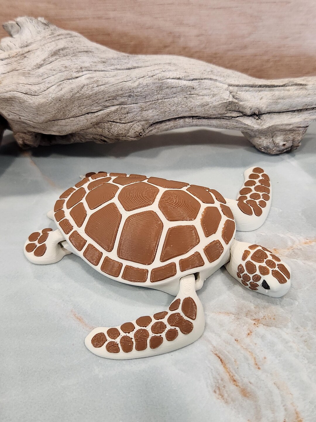 3D Printed Articulated Sea Turtle Fidget Toy: Stress Relief - Etsy