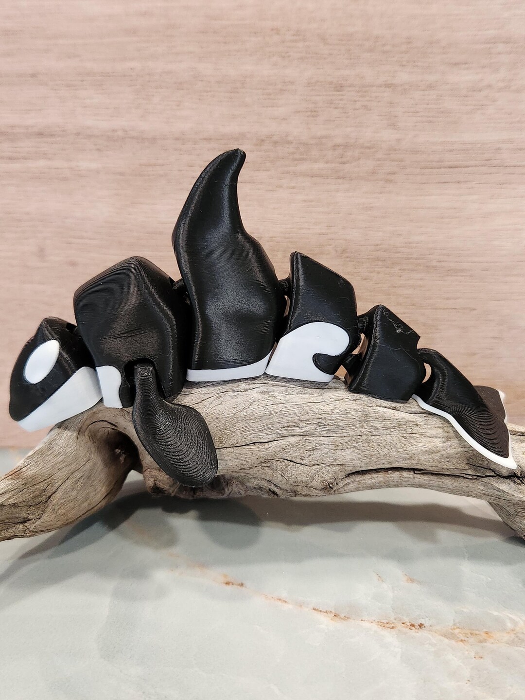 3D Printed Orca, Fidget Fish,3d Printed Fish, Orca, Fidget Toy Adult ...
