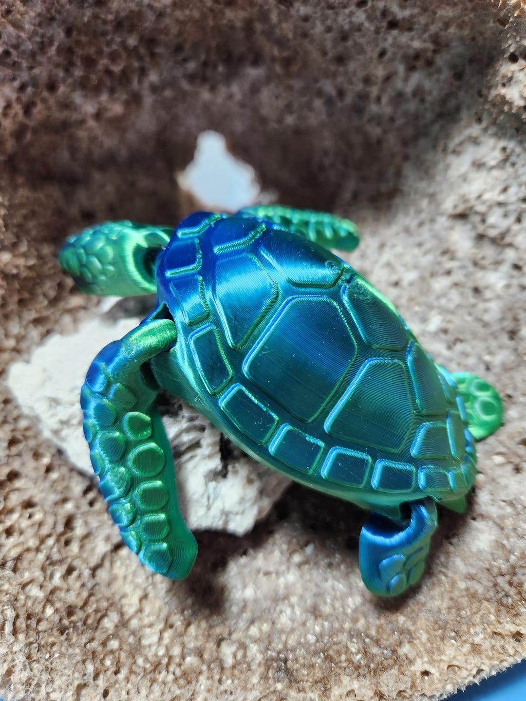 3D Printed Toy, Sea Turtle, Fidget Toy, Sensory Toy3d Printed Sea ...