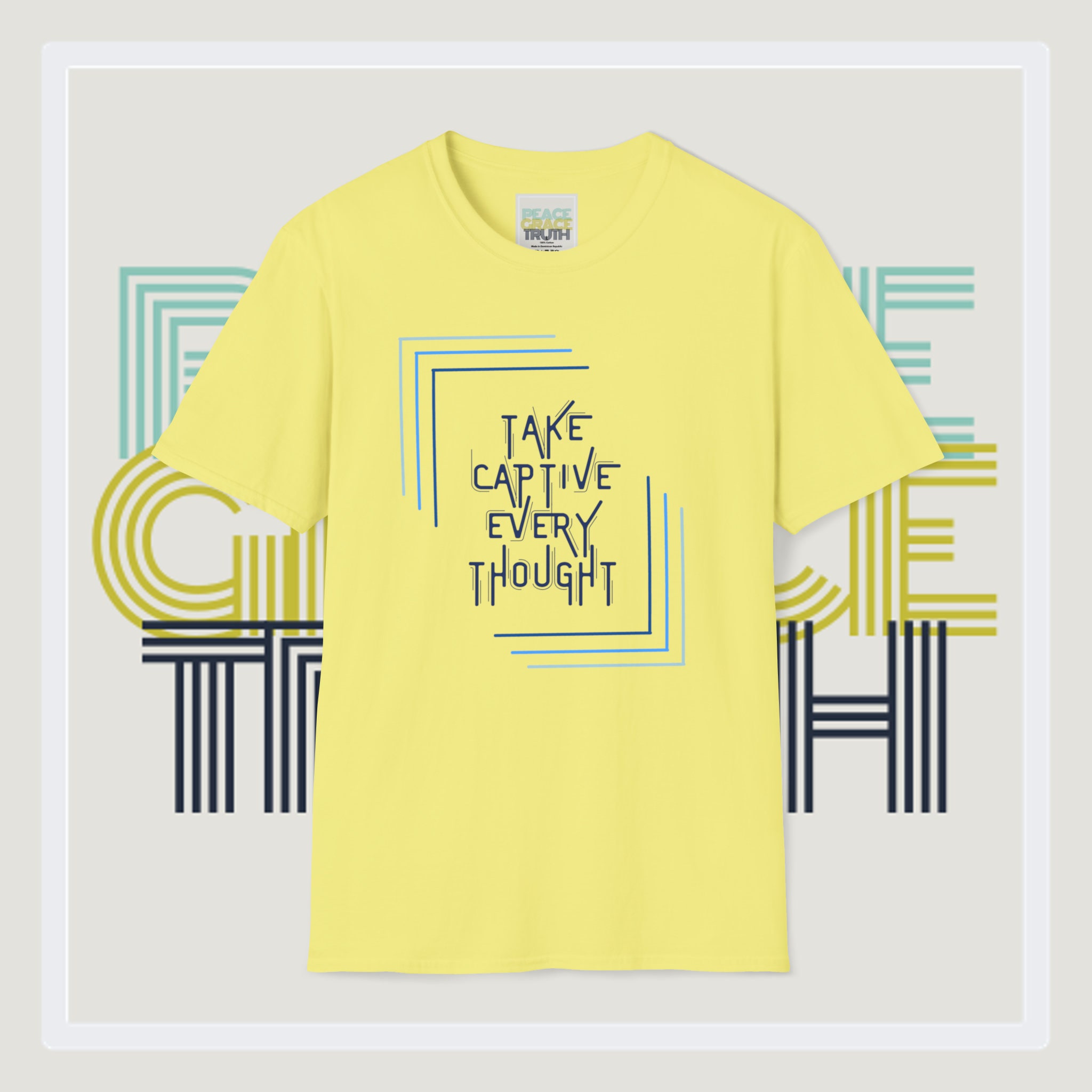 Take Captive Every Thought Unisex Softstyle T-shirt, Bible Verse ...