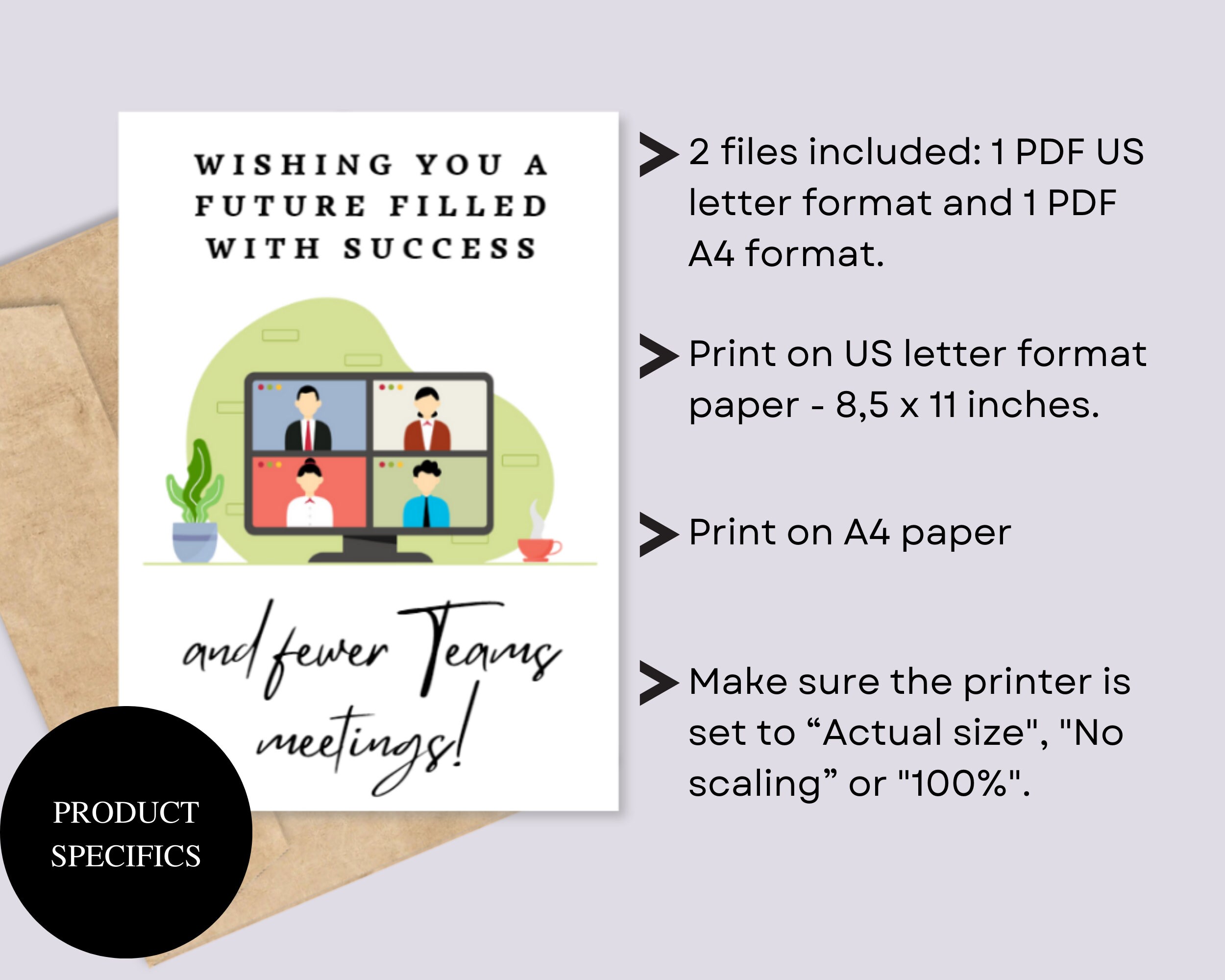 Good Luck in New Job Card, Printable Colleague Farewell Card, Funny ...