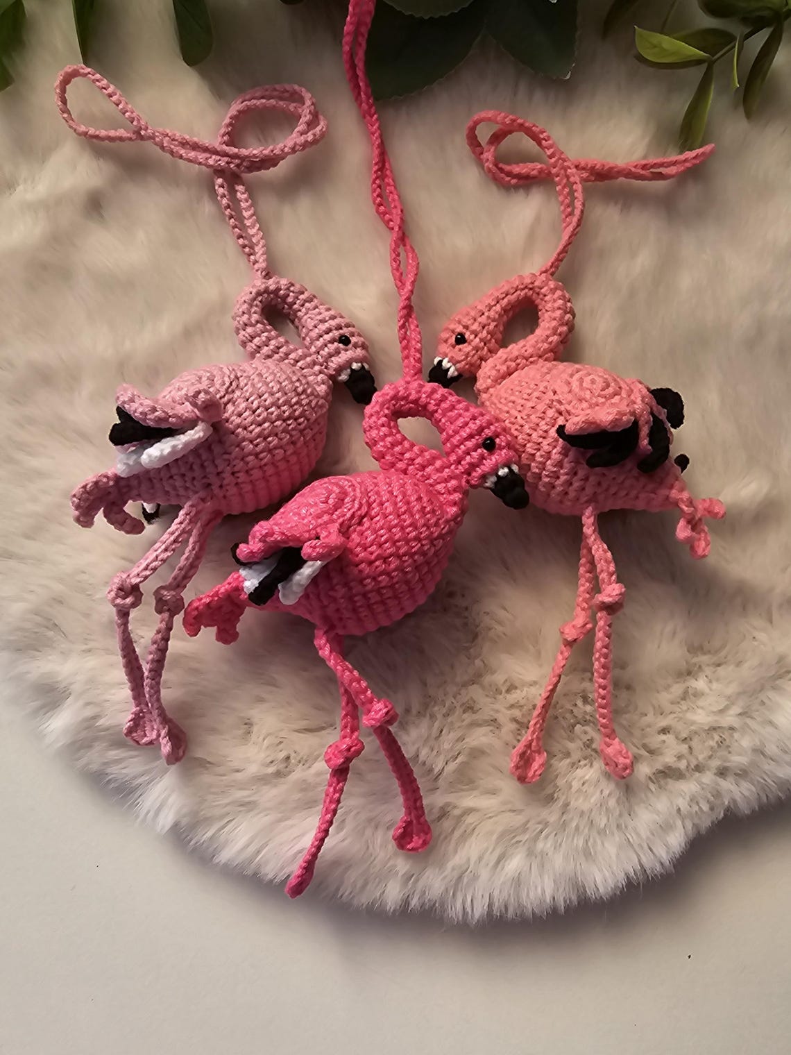 PDF Crochet Pattern: Pink Flamingo Keychain - Etsy