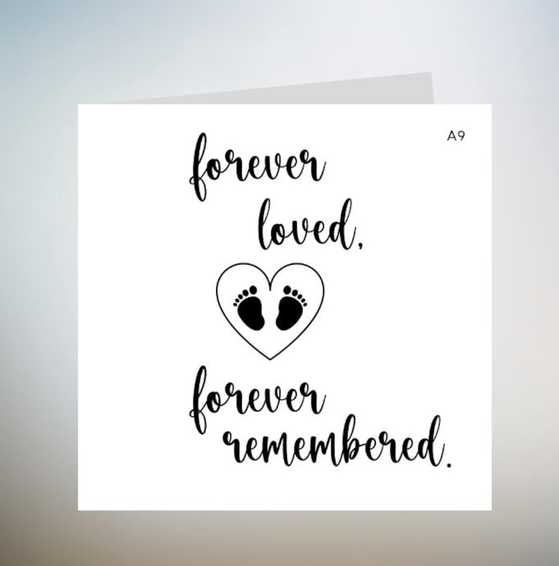 Baby Loss Card, Sympathy Card, Baby Loss, Stillbirth, Miscarriage Card ...