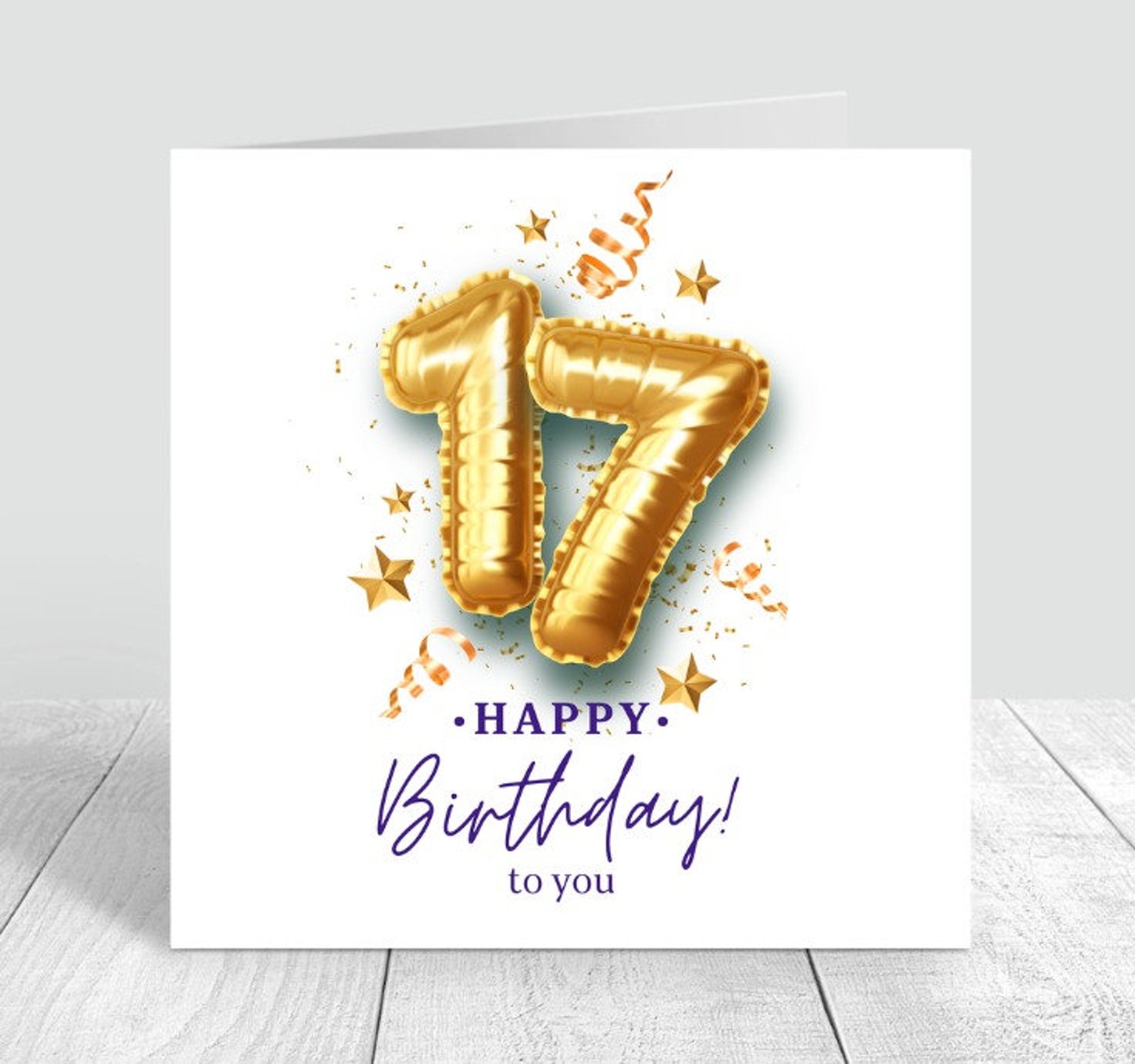 Personalised 17th Birthday Card for Son 17th Birthday Cards Son 17 Card ...