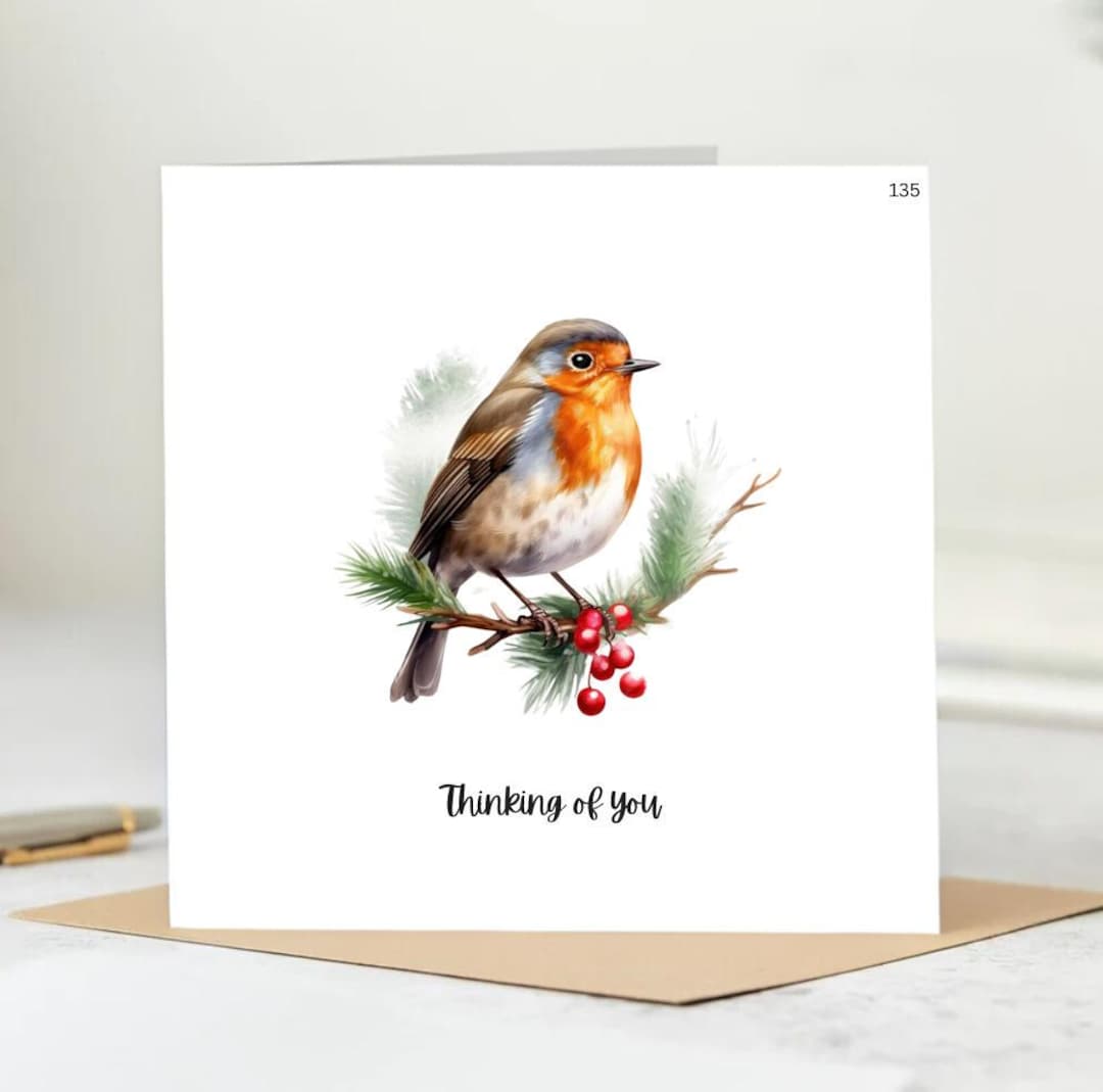 Robin Condolence Card, Deepest Sympathy, Sorry for Your Loss ...