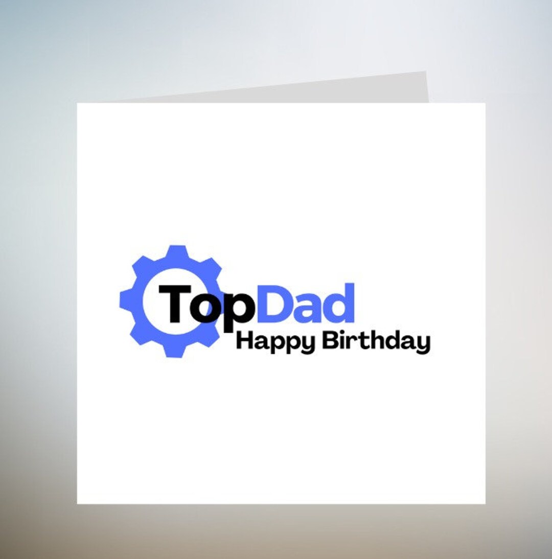 Funny Top Dad Card - Movie Inspired Card for Dads - Retro Eighties Card ...