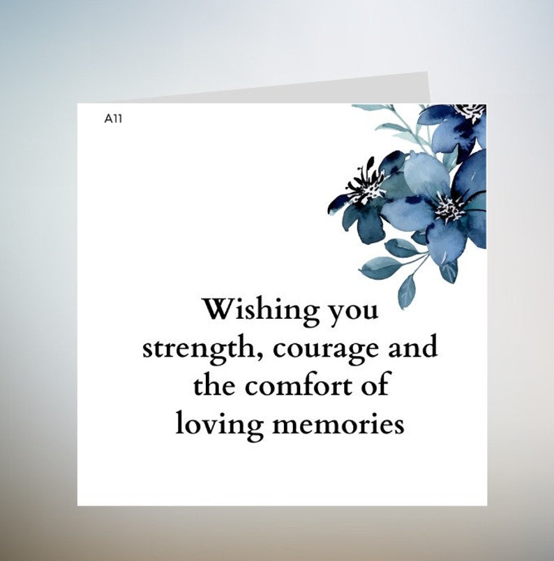 Bereavement Card Condolences Card Sympathy Card Same Day Dispatch ...