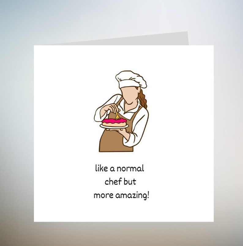 Personalised Birthday Card for a Chef, Happy Birthday Chef Personalised ...