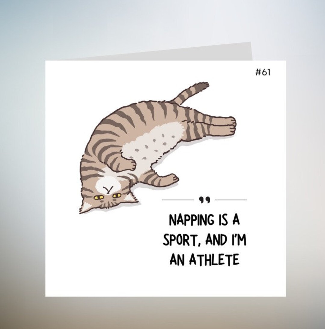 Human Servant Birthday Card Cat Dad Cat Mum Cat Birthday Card Funny ...