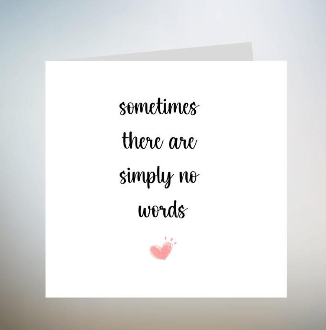 Sympathy Card: Bereavement Condolence, Sending a Hug (6x6) - Etsy
