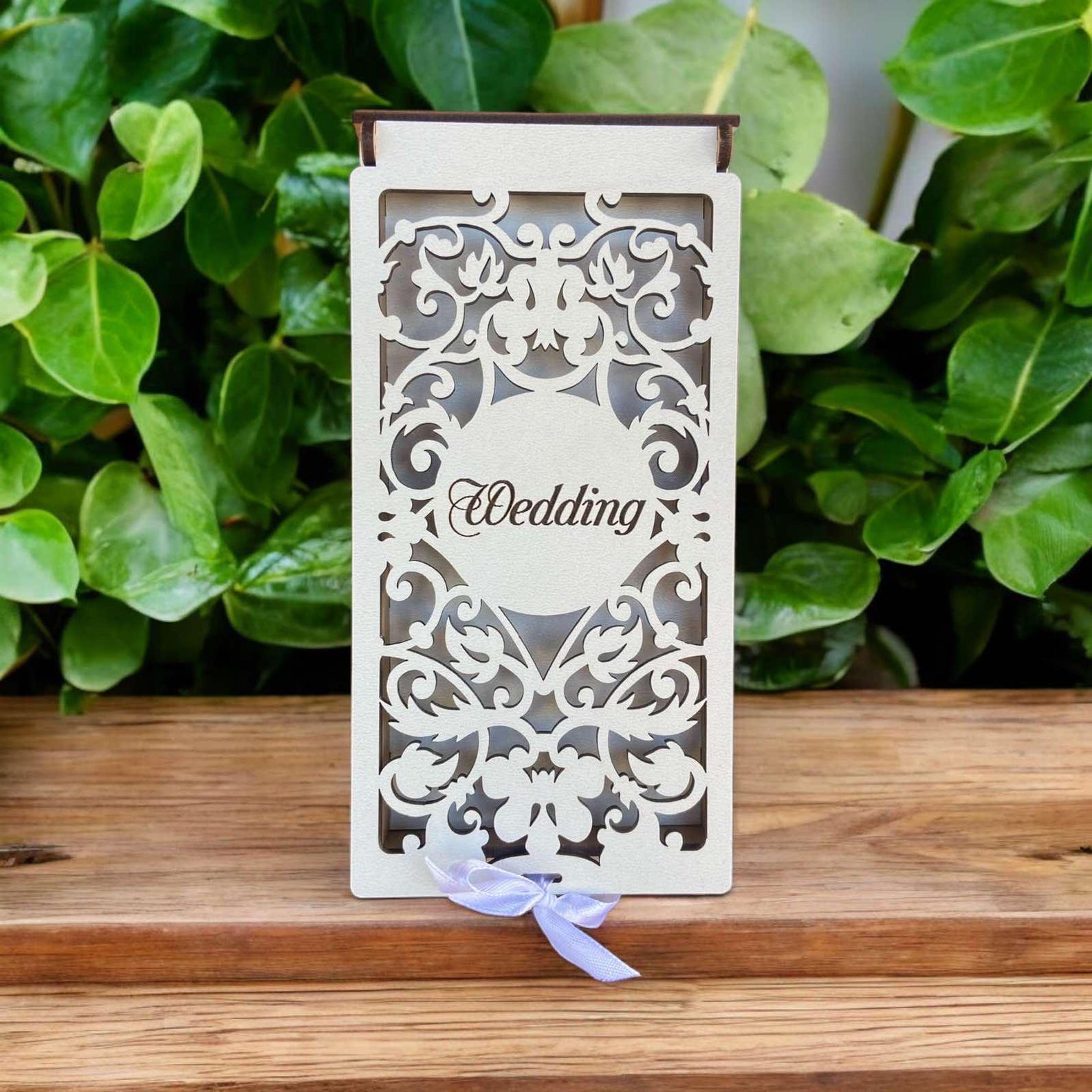 Wooden Wedding Envelope, Money Gift Envelope, Money Envelope, Gift ...