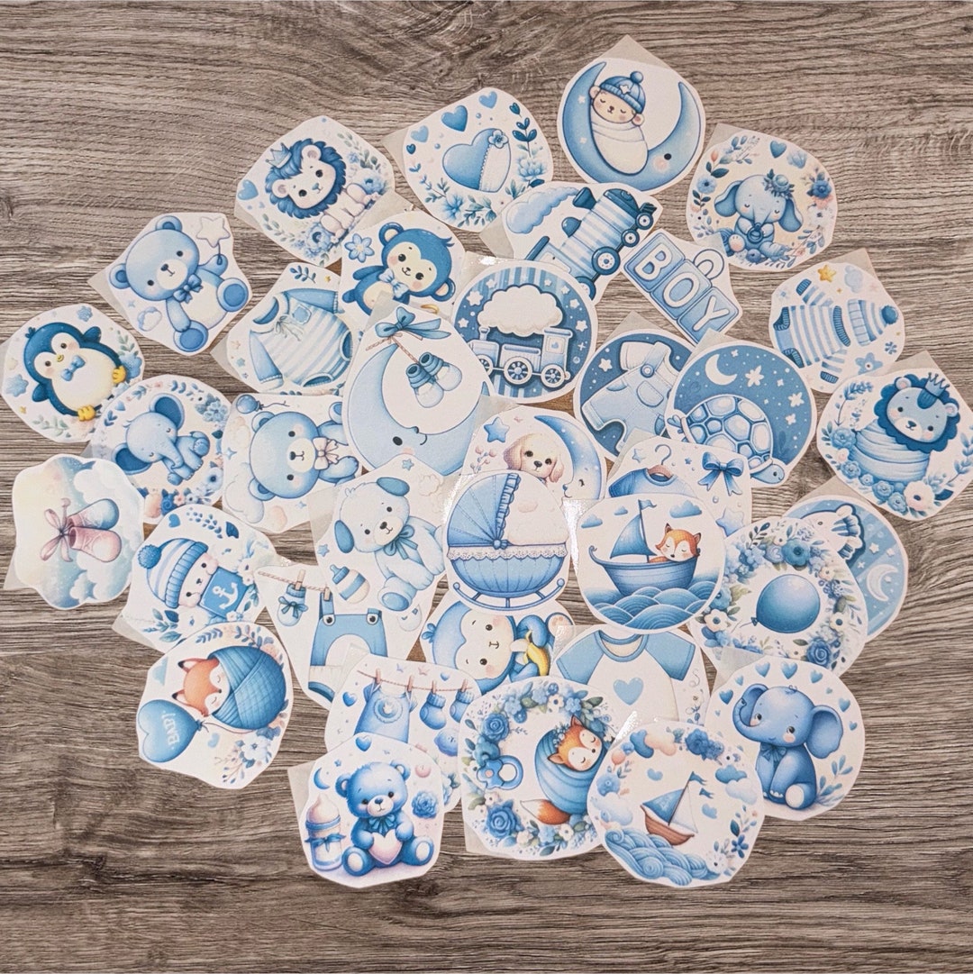Baby Boy - Stickers, 35+ Materhood Stickers Great for Babyshower or ...