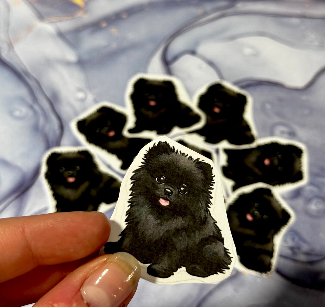 Cute Pomeranian Stickers Set – Handmade Crafting Decals (8pcs) - Etsy