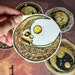 Golden Moon Sticker - 1 Big Easy to Peel Sticker - Perfect for Crafting ...