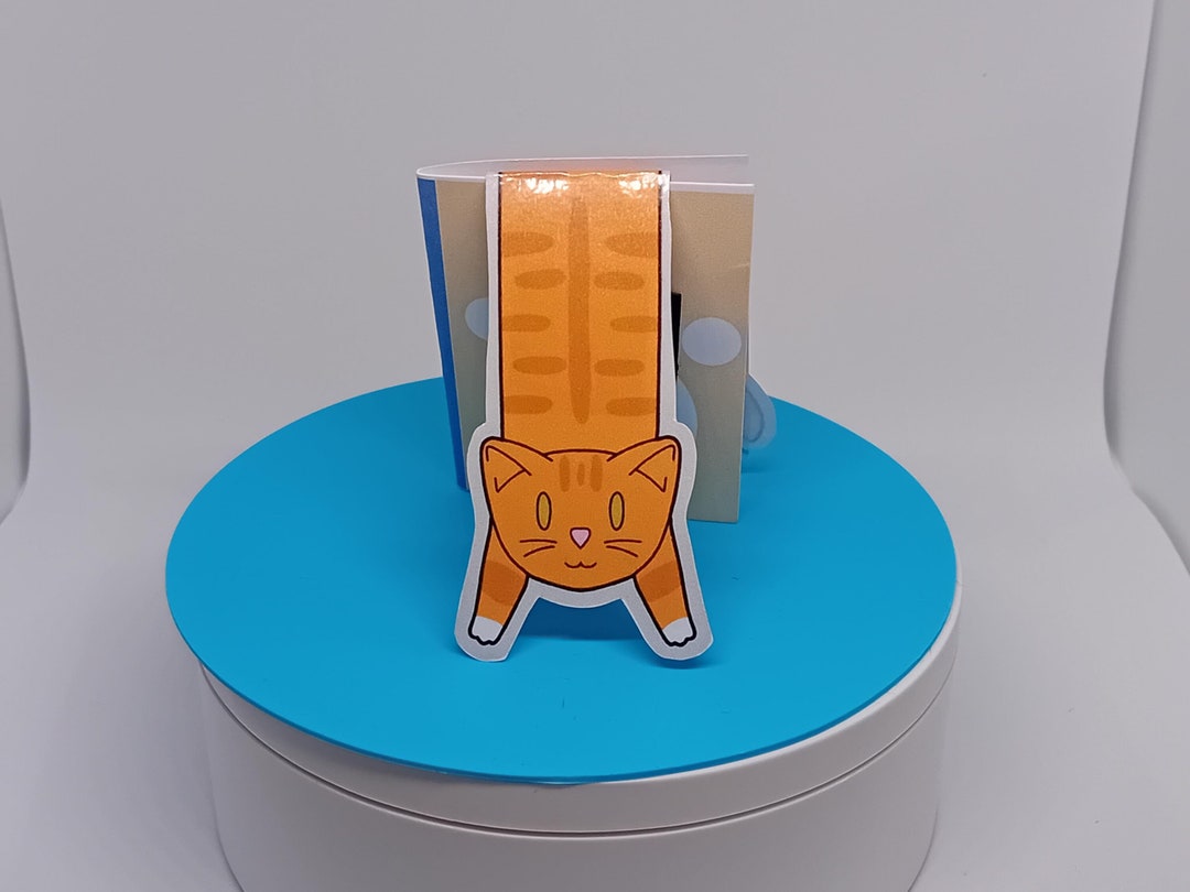 Cute Cat Magnet Ginger Cat Bookmark for Cat Lovers Cute Magnet Ginger ...