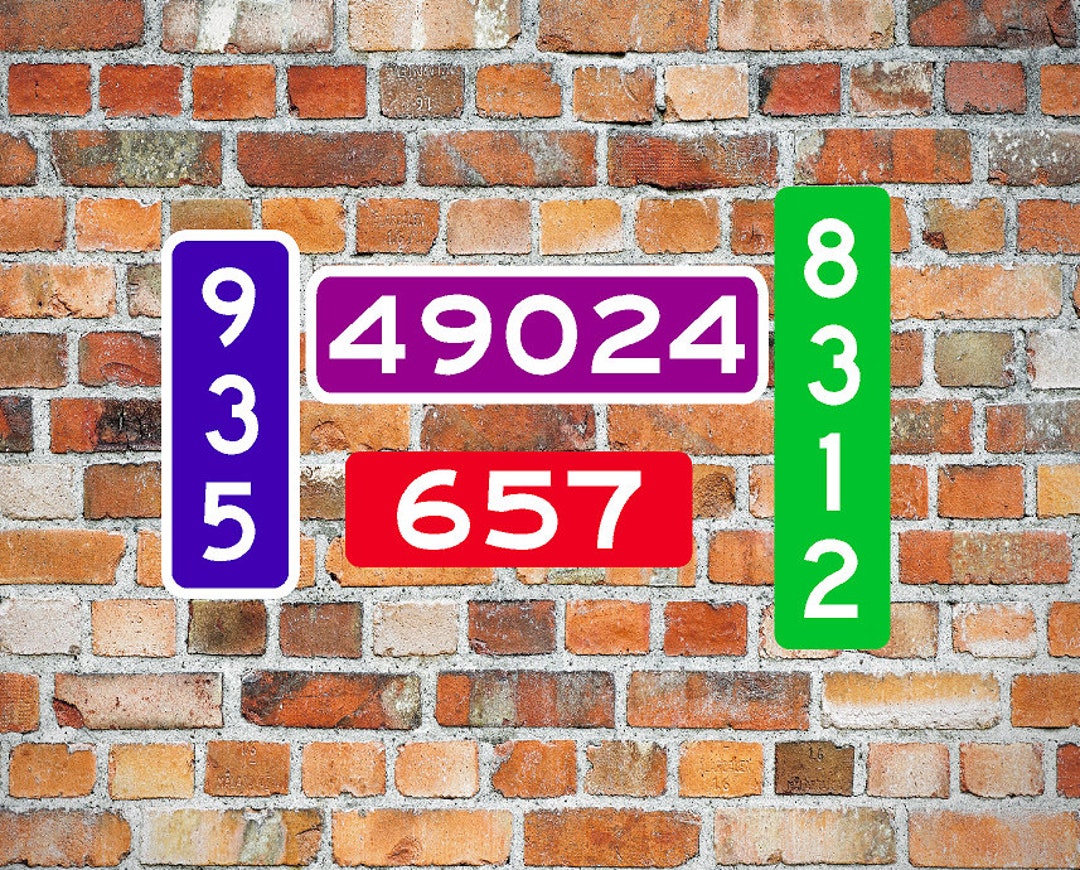 Reflective, Address Signs, 911 Signs, 3 Sizes - Etsy