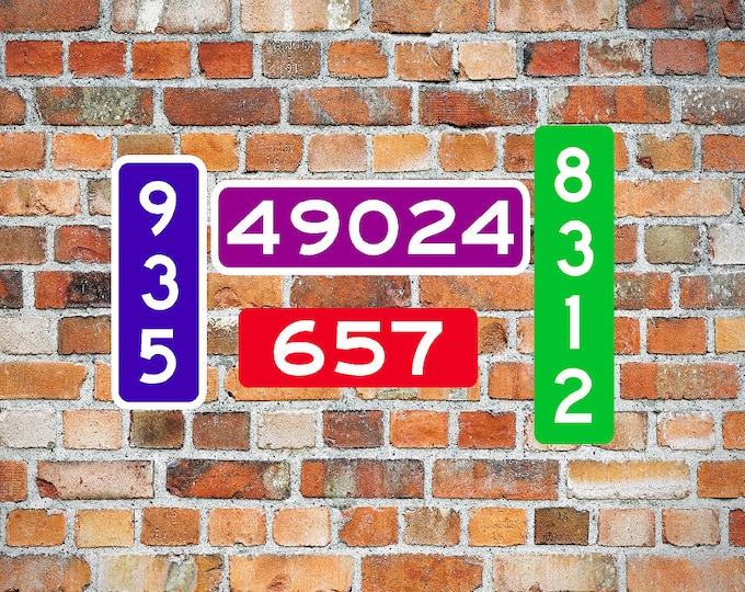 Reflective, Address Signs, 911 Signs, 3 Sizes - Etsy