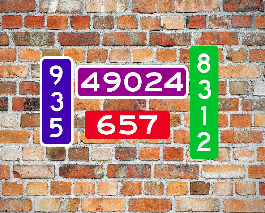 Reflective, Address Signs, 911 Signs, 3 Sizes - Etsy