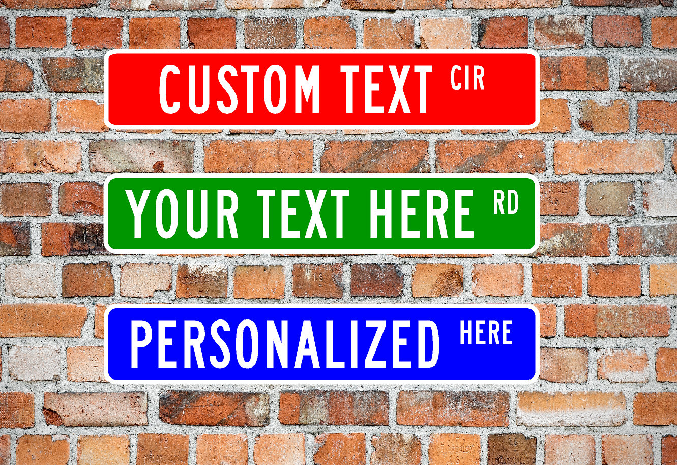 Custom 3M Reflective Street Signs, Road Signs, Traffic Signs, Address ...