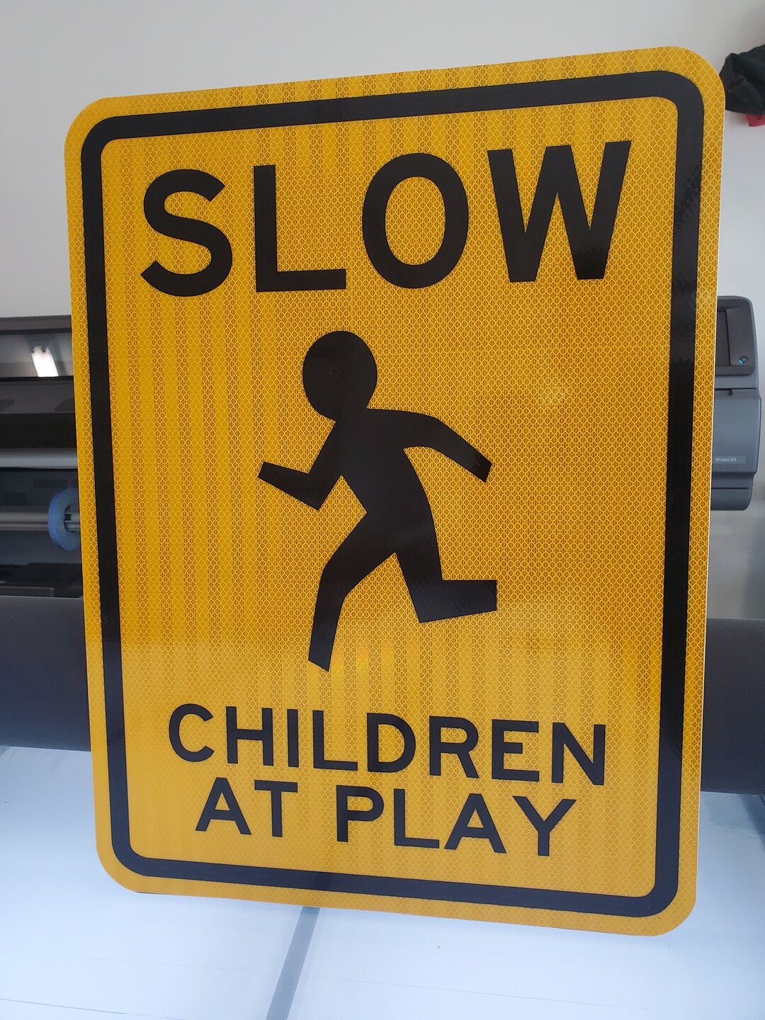 18"x24" Children AT Play Sign, Reflective Sign, Custom Sign - Etsy