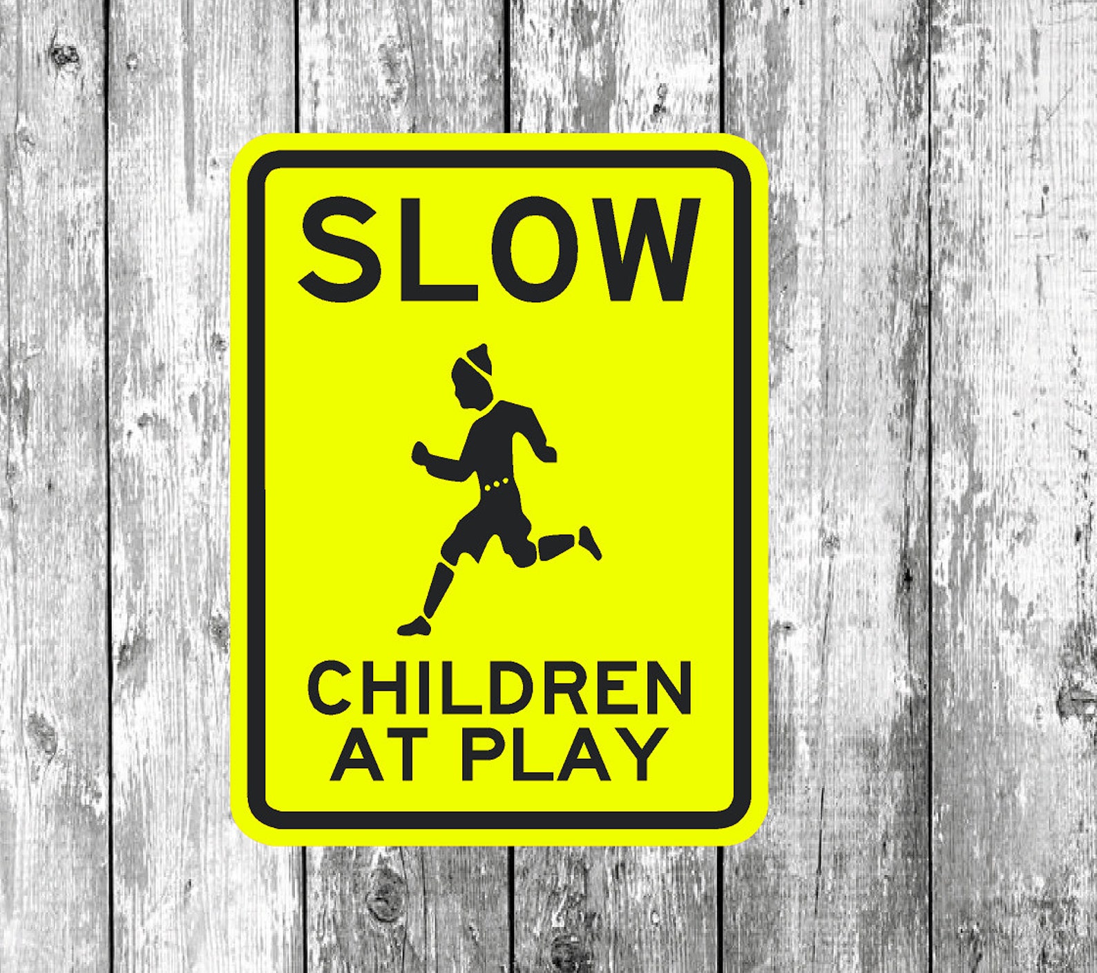 18"x24" Children AT Play Sign, Reflective Sign, Custom Sign - Etsy
