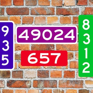 Reflective, Address Signs, 911 Signs, 3 Sizes - Etsy