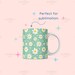 Groovy Daisy Pattern, Retro Daisies Flower, Daisy Seamless Fabric ...
