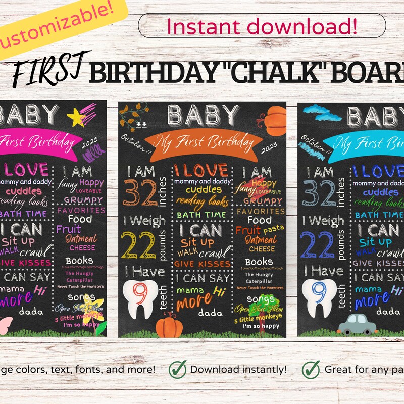 Birthday Board - Etsy