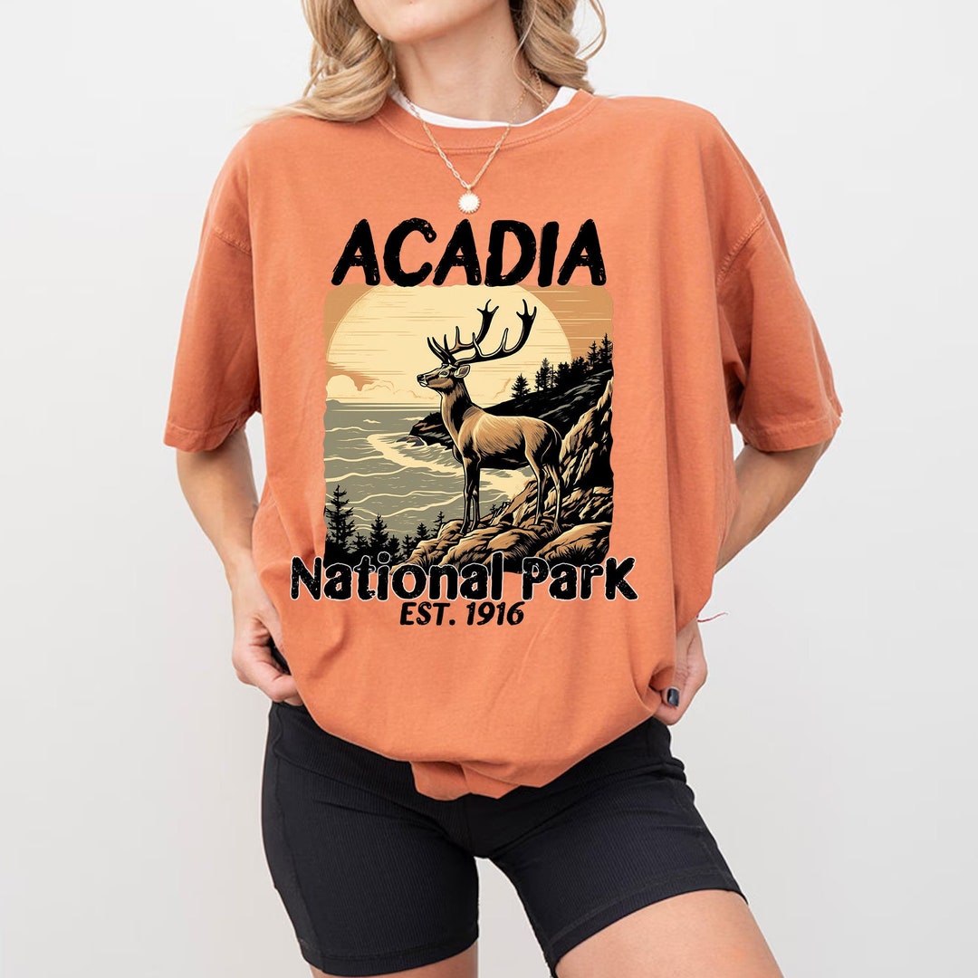 Acadia National Park Shirt, Maine Park T-shirt, National Park Tee ...