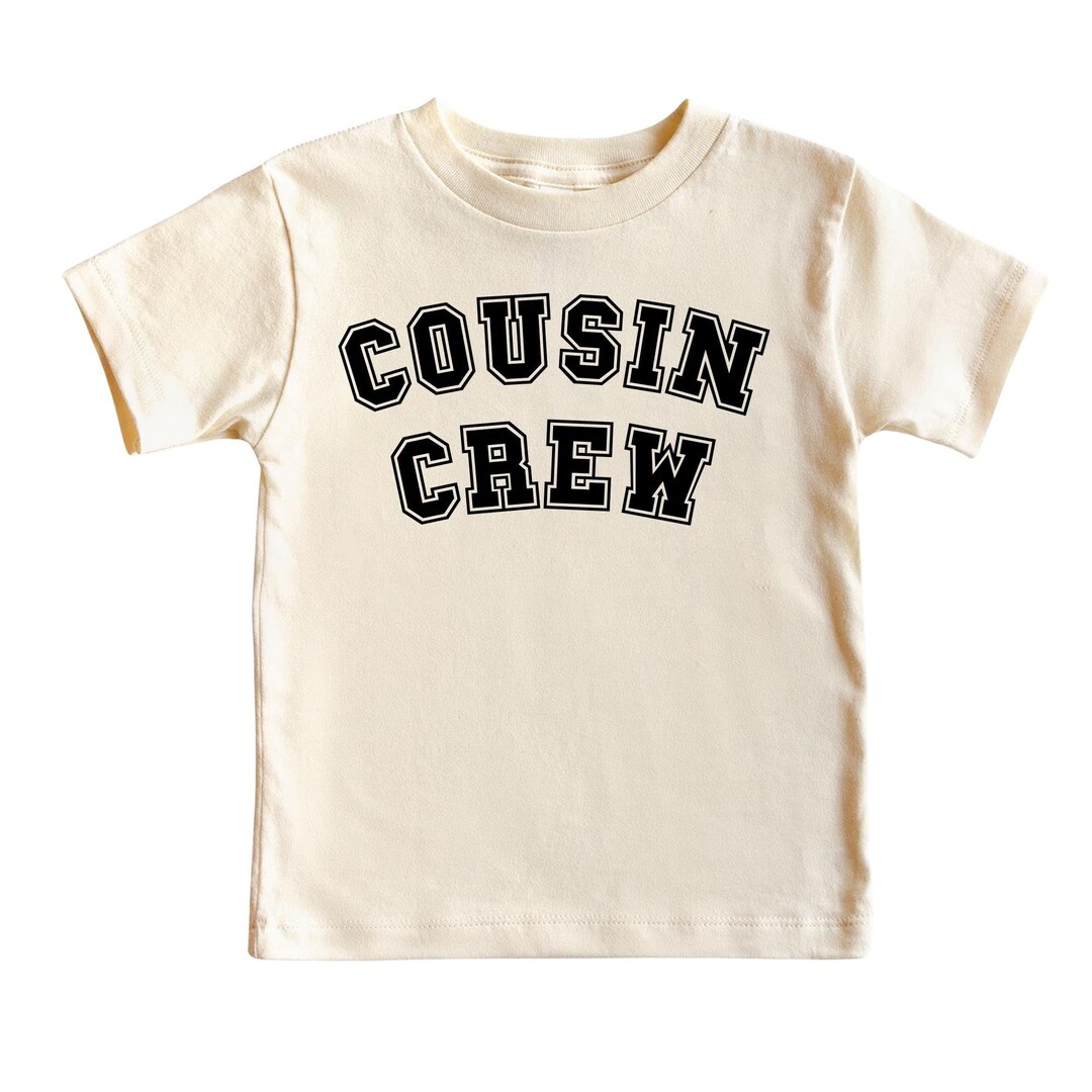 Cousin Crew Shirt, Cousins Matching Bodysuit, Lil Cousin Kids Retro Shirt, Natural Pregnancy ...