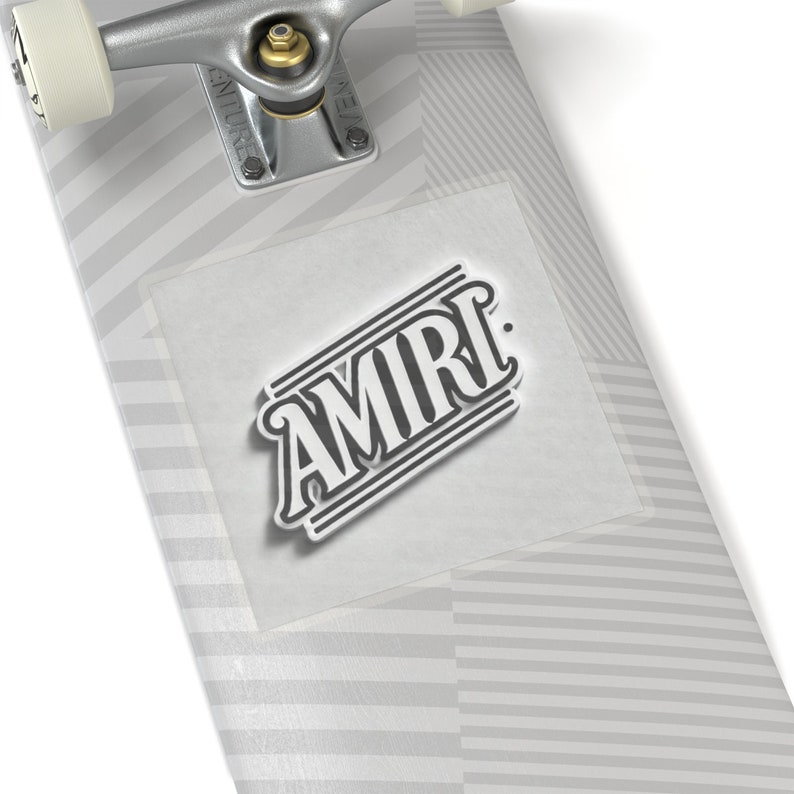 Custom AMIRI Logo Kiss-cut Stickers - Durable Vinyl, Strong Adhesive ...