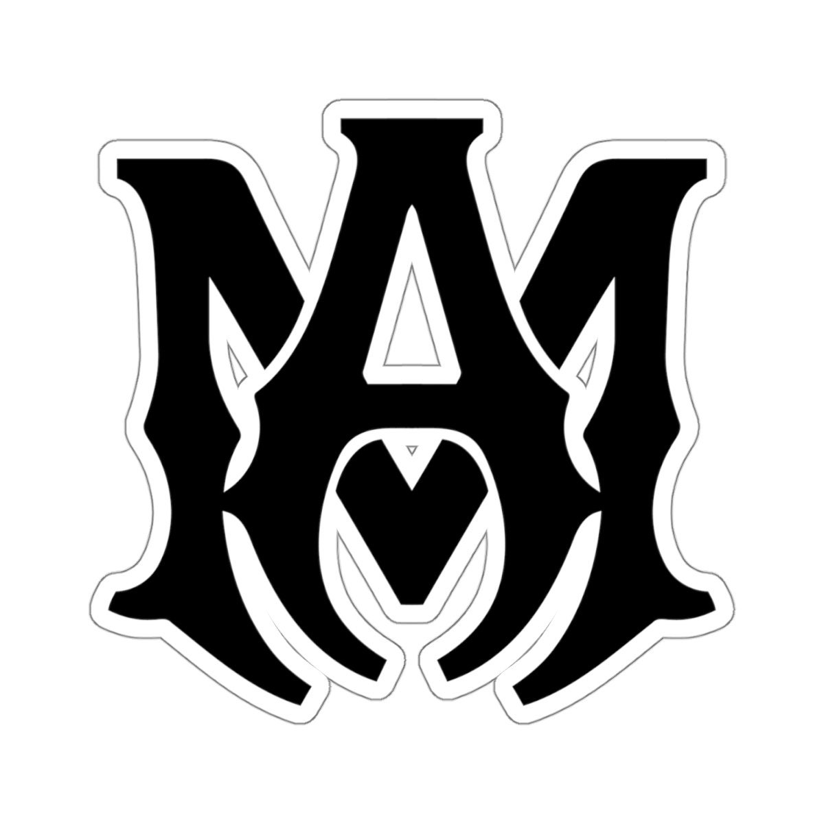 Custom AMIRI Logo Kiss-cut Stickers Durable Vinyl, Strong Adhesive ...