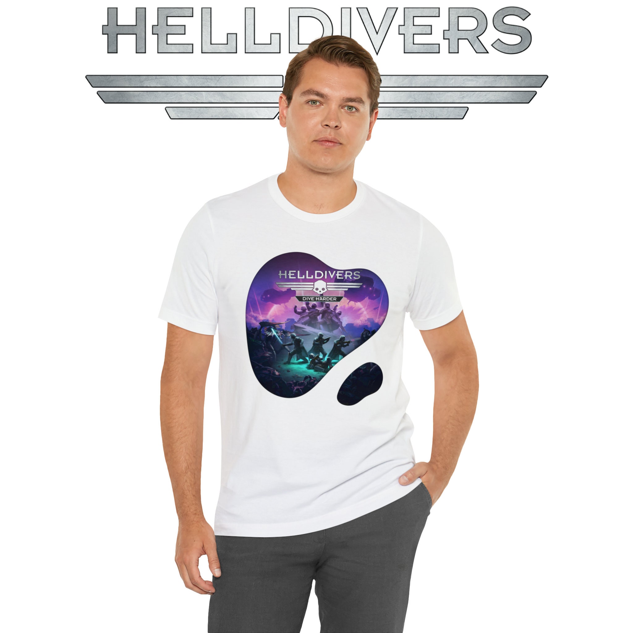 Grab the Ultimate HELLDIVERS Tee! Exclusive Unisex Jersey - Premium ...