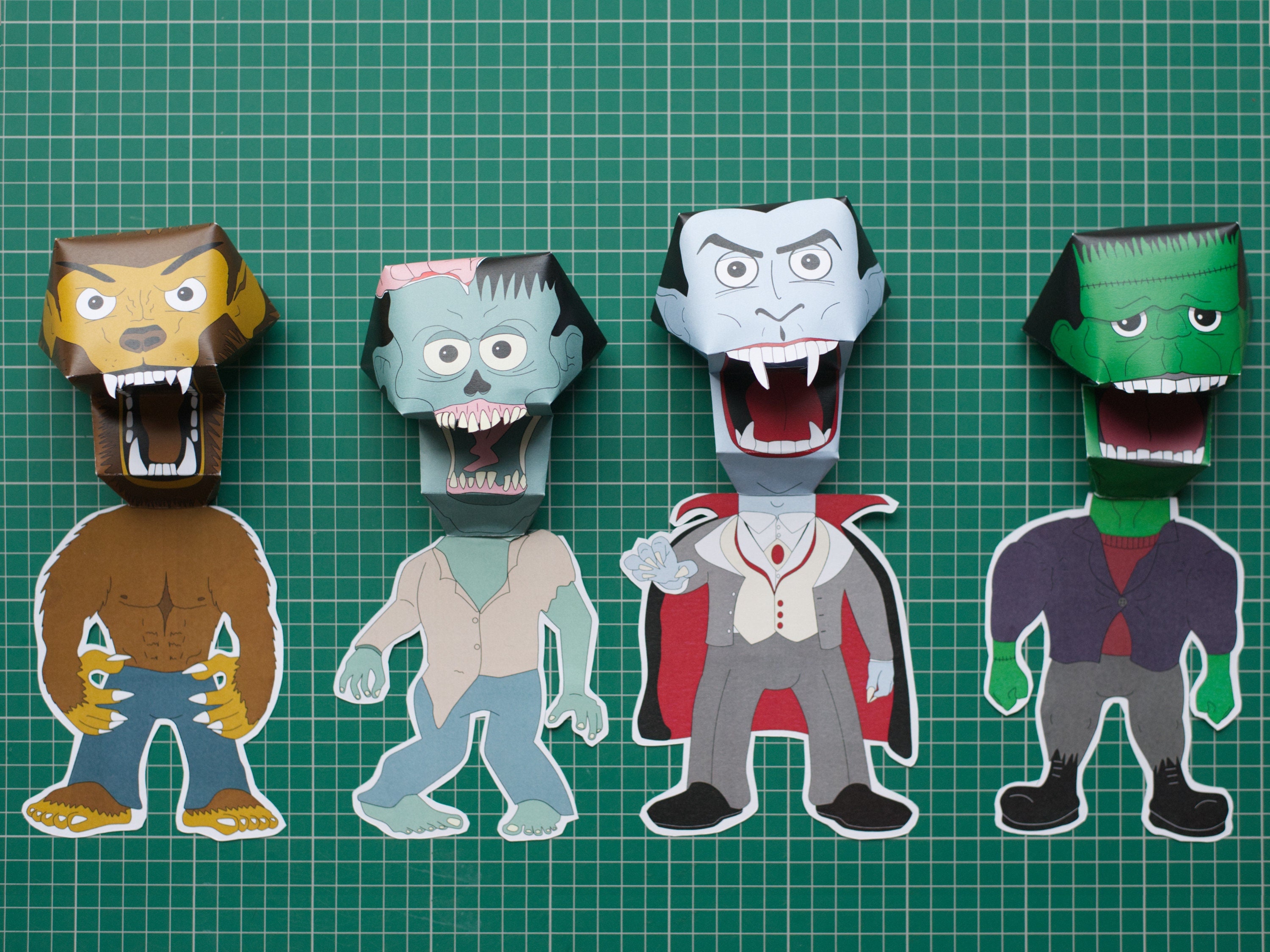 Zombie Paper Doll Printables