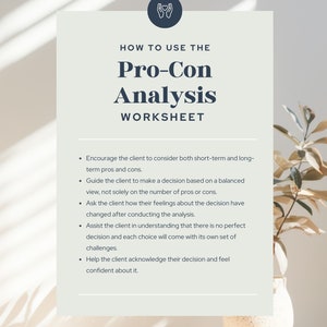 Worksheet PRO-CON Analysis - Etsy