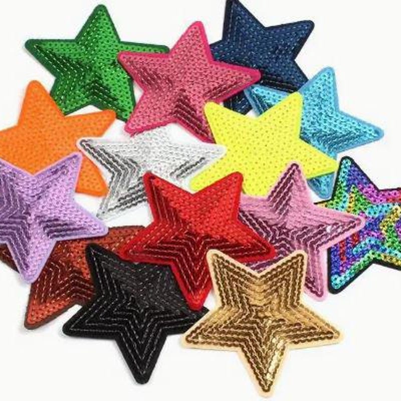 Sequin Star Patch - Etsy