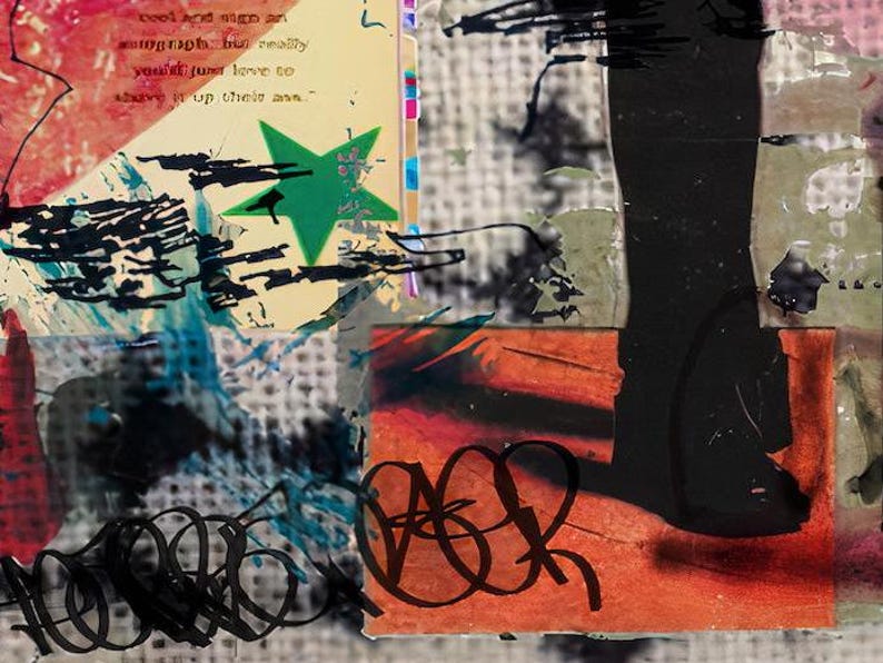Aesthetic Grunge Punk Collage Desktop Wallpaper, Computer Wallpaper - Etsy