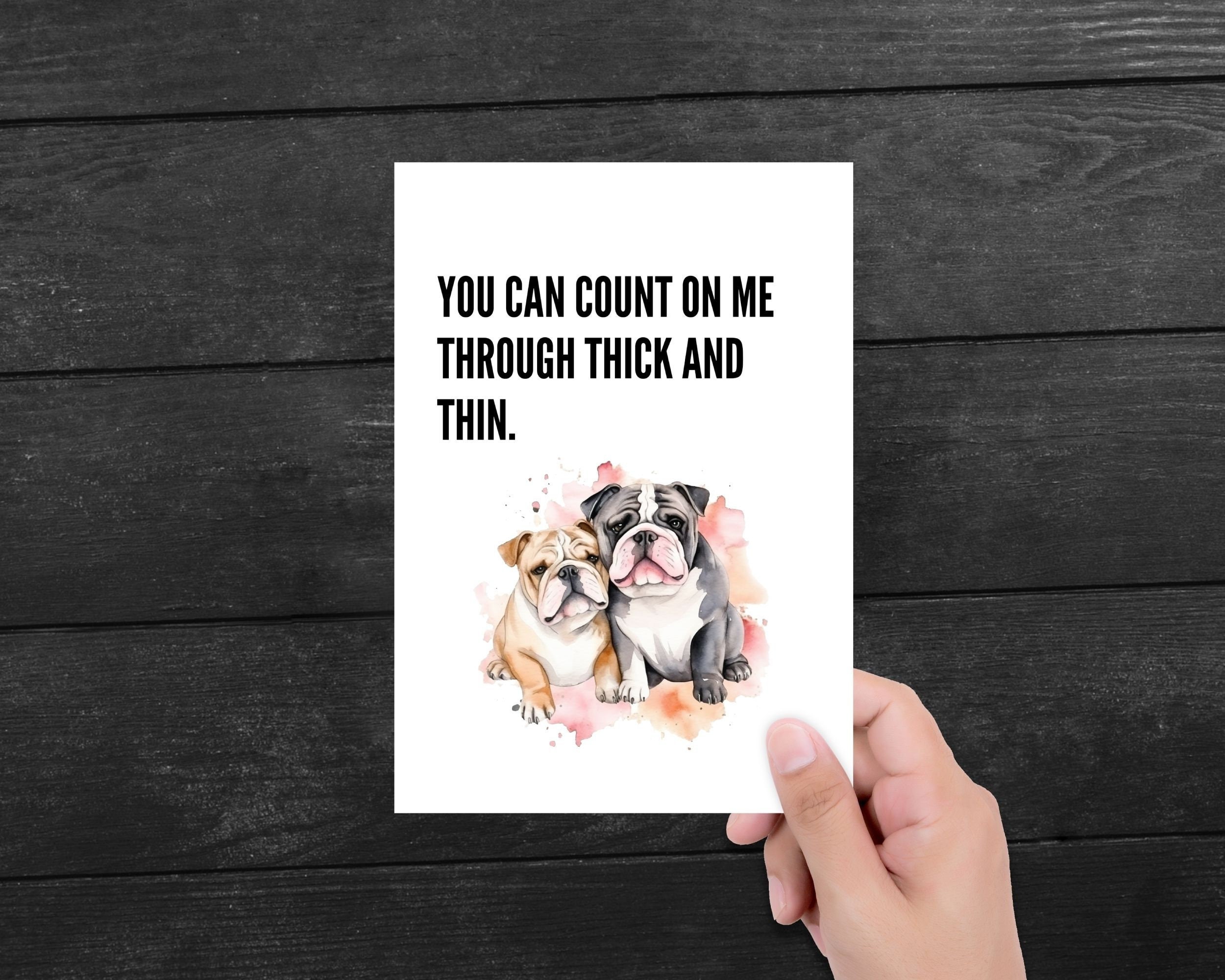 Funny Friendship Card Printable Encouragement Card Card for - Etsy
