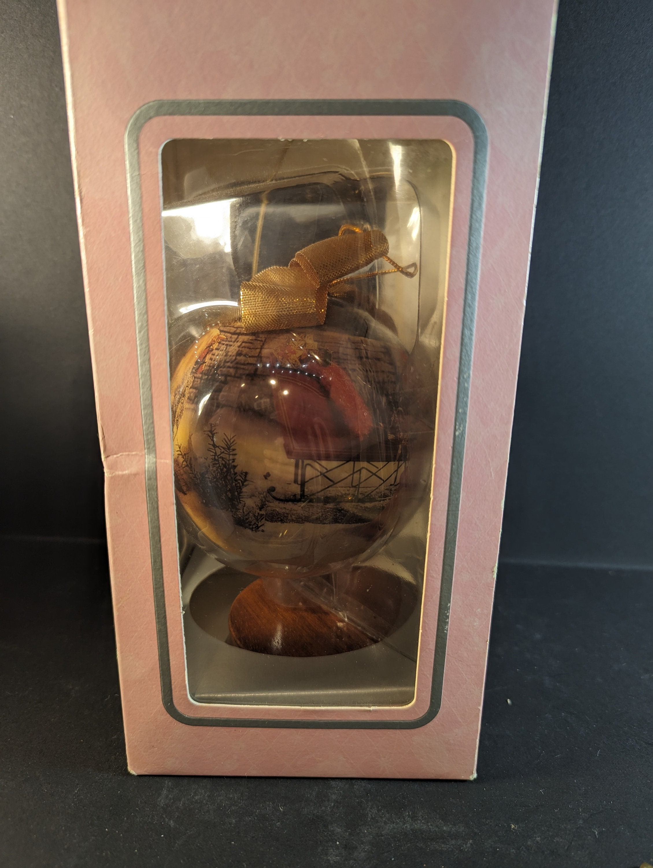 1997 Holiday Barbie 4" Decoupage Ornament With Wooden Stand - Etsy