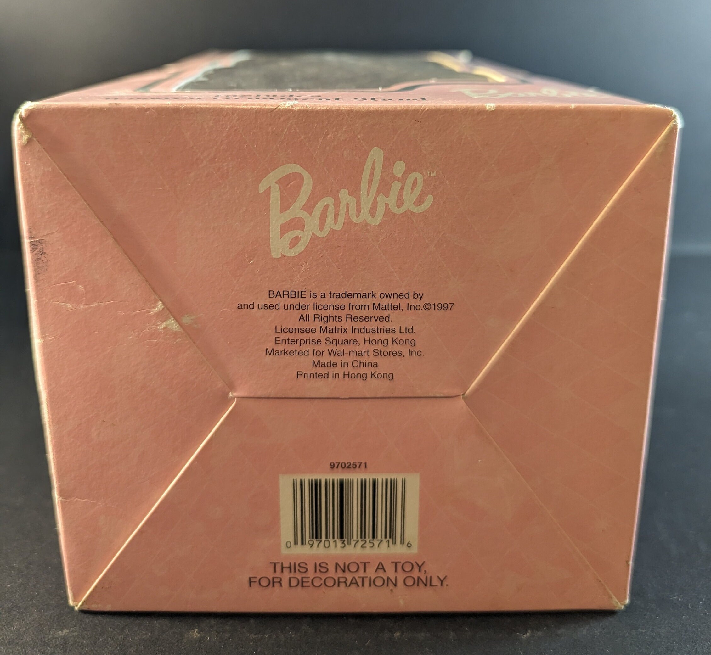 1997 Holiday Barbie 4 Decoupage Ornament With Wooden Stand - Etsy