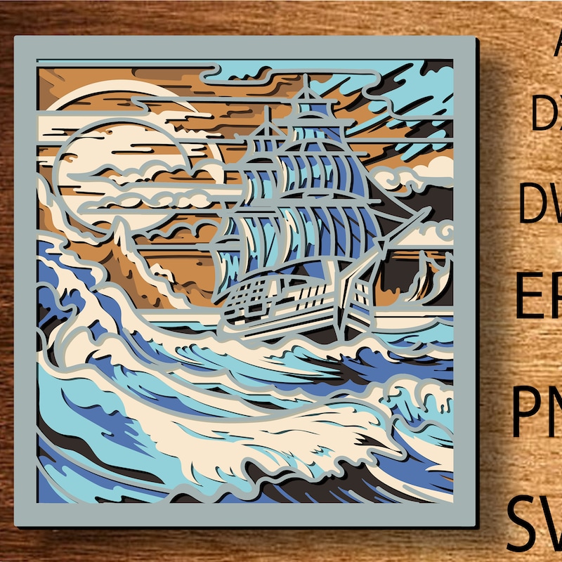 Multilayer Stencils Sea - Etsy