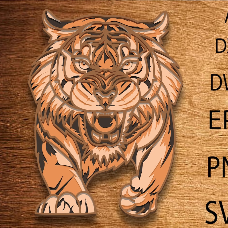 Tiger Papercraft - Etsy